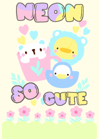 Darling : Neon so cute. – LINE theme | LINE STORE