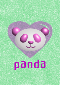 purple panda | the fur - Tema LINE | LINE STORE