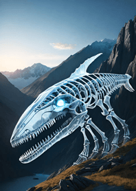 Whale bones 26228A – LINE theme | LINE STORE