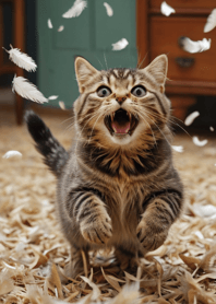 Cats run wild #KFIZ55. – LINE theme | LINE STORE