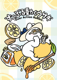 Over Action Rabbit-5- – ธีม LINE | LINE STORE