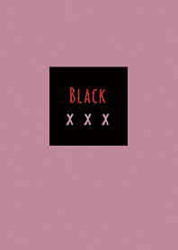 BLACK & DULL PINK xxx – LINE theme | LINE STORE