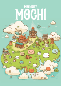 cute mochi in wonderful map – LINE theme | LINE STORE