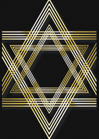 Black : Simple Hexagram – Tema LINE | LINE STORE