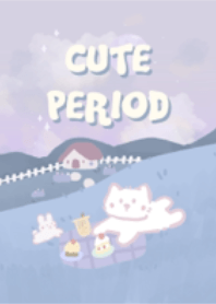 Cute Period – LINE theme | LINE STORE