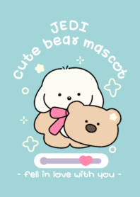 Jedi : Cute bear mascot – LINE theme | LINE STORE