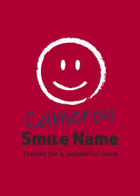 Smile Name Cameron - Tema LINE | LINE STORE