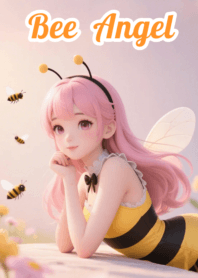 Bee Angel (Yellow) – LINE theme | LINE STORE
