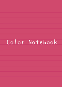 Color Notebook/RUBY RED – LINE theme | LINE STORE