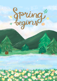 spring begins :-) – ธีม LINE | LINE STORE