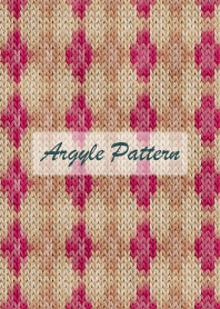 argyle pattern embroidery 74 - Tema LINE | LINE STORE