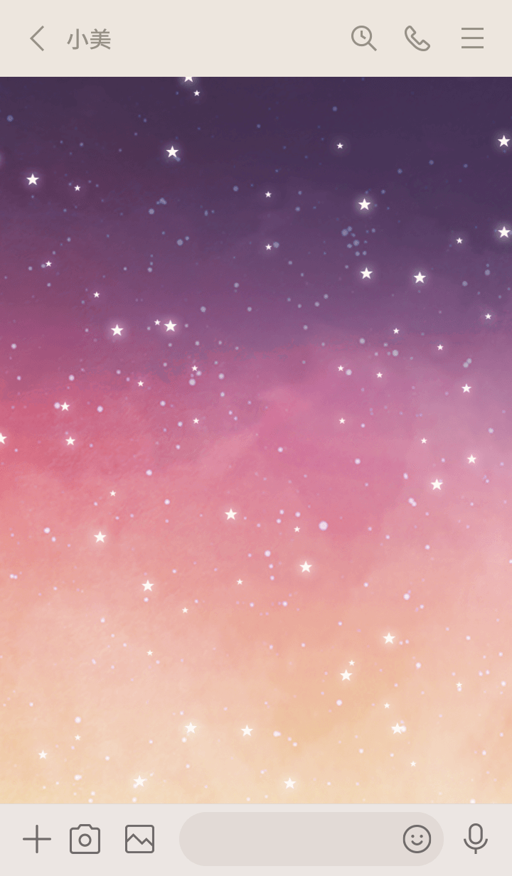 鑽石星空-粉紫色3 | Yabe-LINE貼圖代購 | 台灣No.1，最便宜高效率的代購網