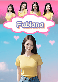 Fabiana Yellow shirt,jeans Pi02 – LINE主題 | LINE STORE