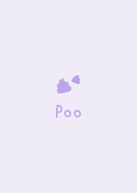 Poo [Purple] - LINE 着せかえ | LINE STORE