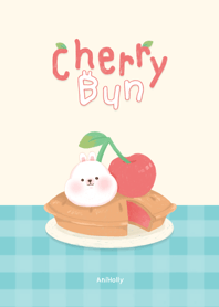 Cherry bun – LINE theme | LINE STORE