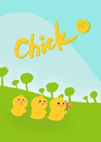 Little yellow chicken J-green (gr9) - LINE 着せかえ | LINE STORE