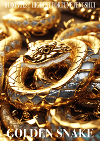 Golden snake Lucky 12 – LINE theme | LINE STORE