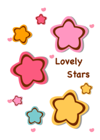 mini colorful stars 4 – LINE theme | LINE STORE