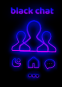 black chat – LINE主題 | LINE STORE