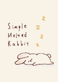 simple Melted rabbit beige. – LINE theme | LINE STORE