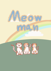 Meow man - Tema LINE | LINE STORE