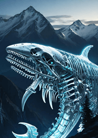 Whale bones 9b61e5 – LINE theme | LINE STORE