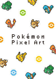 Pokémon Pixel Art – LINE theme | LINE STORE