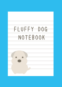 FLUFFY DOG NOTEBOOK/BLUE/GREEN – LINE主題 | LINE STORE