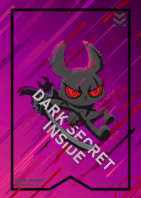 DARK RABBIT : DARK – LINE theme | LINE STORE