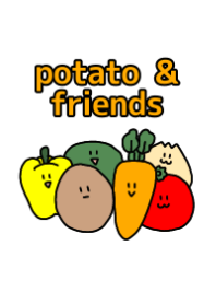 potato & friends – LINE主題 | LINE STORE