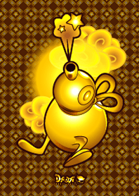 DADA_Lucky Gold Calabash – LINE主題 | LINE STORE