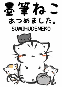 "kanji" cat set (From Japan) – LINE主題 | LINE STORE