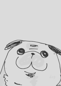 Pug doodle – LINE theme | LINE STORE