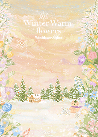 Winter Warm flowers (Revised Version) – LINE theme | LINE STORE
