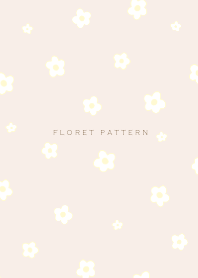 Floret Pattern C2 - pink beige – LINE主題 | LINE STORE