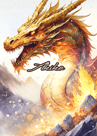 Akiko Cool Dragon Money luck up - Tema LINE | LINE STORE