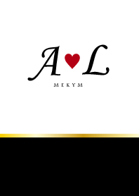LOVE INITIAL - A&L 4 – LINE theme | LINE STORE