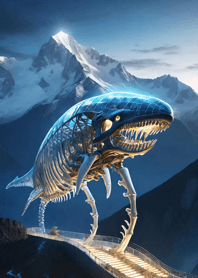 Whale bones 15B0E7 – LINE theme | LINE STORE