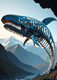 Whale bones 772Ba5 – LINE theme | LINE STORE