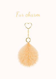 Fur charm Orange 22 - Tema LINE | LINE STORE