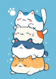 Kitty baby stacking game 9 – LINE 테마 | LINE STORE