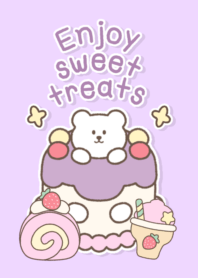enjoy sweet treats – LINE theme | LINE STORE
