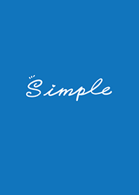 Simple Color J-藍色(bw4) – LINE主題 | LINE STORE