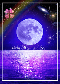 Luck Moon and Sea – LINE theme | LINE STORE