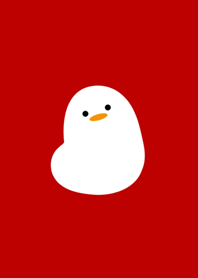 Soft duck(red) – LINE theme | LINE STORE