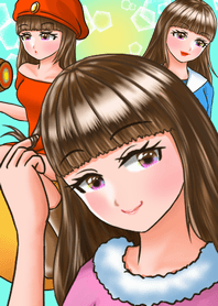 Chatter Girl 20 – LINE theme | LINE STORE