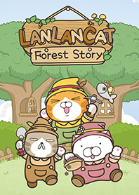 Lan Lan Cat：Forest Story – LINE theme | LINE STORE