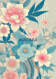 WAGARA BLUE-Japanese style pattern 9 – LINE主題 | LINE STORE