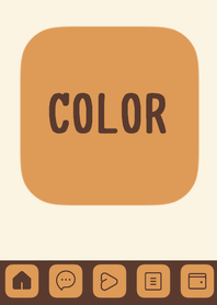 brown color B40 – LINE theme | LINE STORE