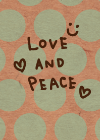 Blue green dot kraftpaper - smile30- – Tema LINE | LINE STORE